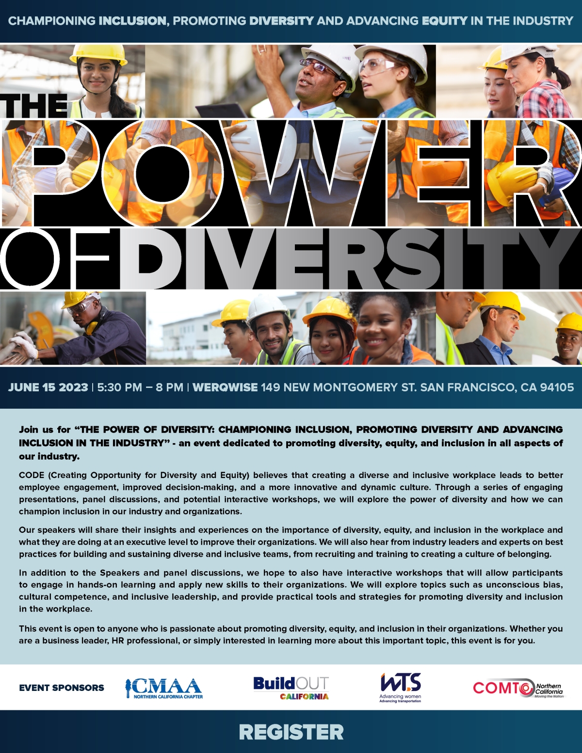 The Power Of Diversity Joint Event Comto Wts Cmaa Buildout Comto